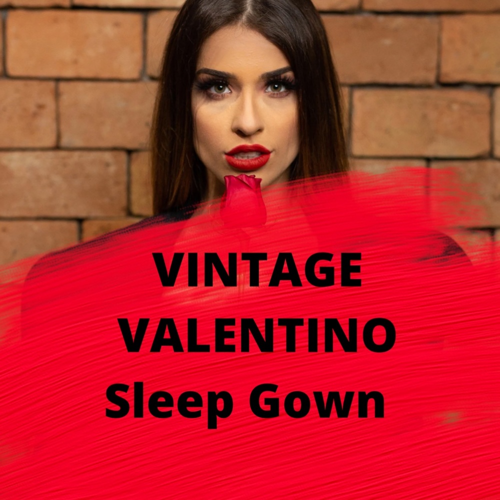 Vintage Valentino Intimo Lingerie Sleep Gown - Gem